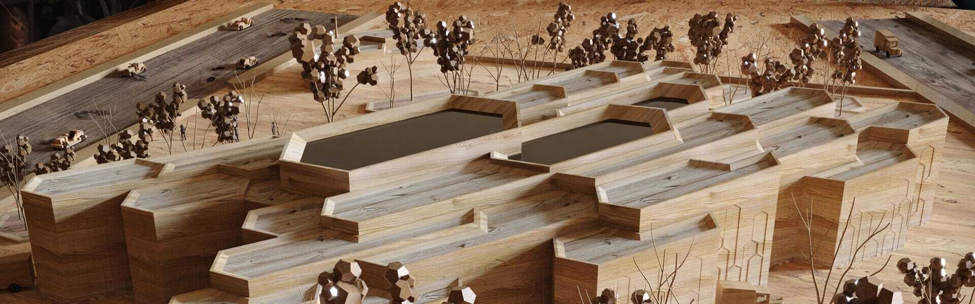 Wood Construction Model