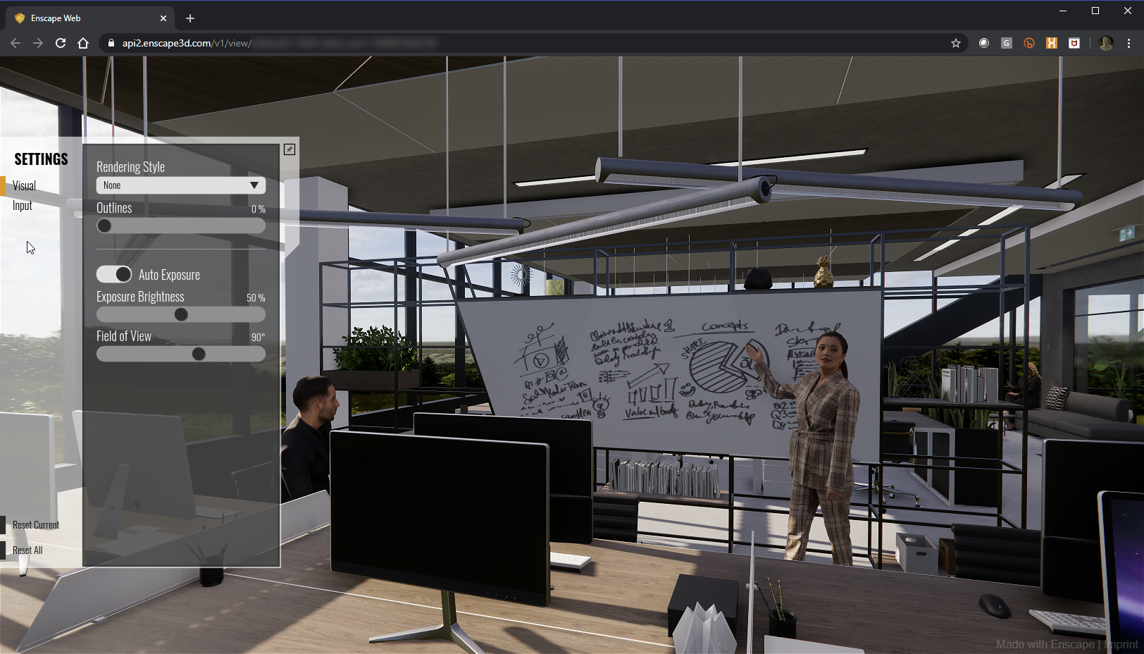Options d'export et de format de fichier Enscape